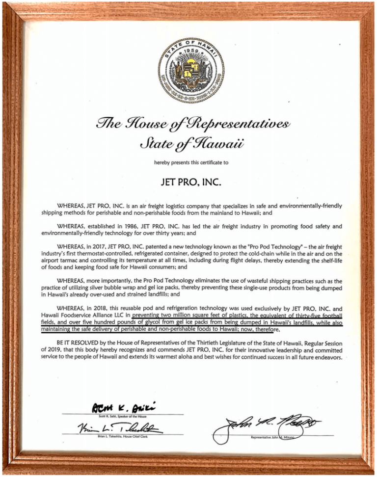 Meet Jet Pro - Jet Pro, Inc. | The Leading Perishable Goods Freight ...